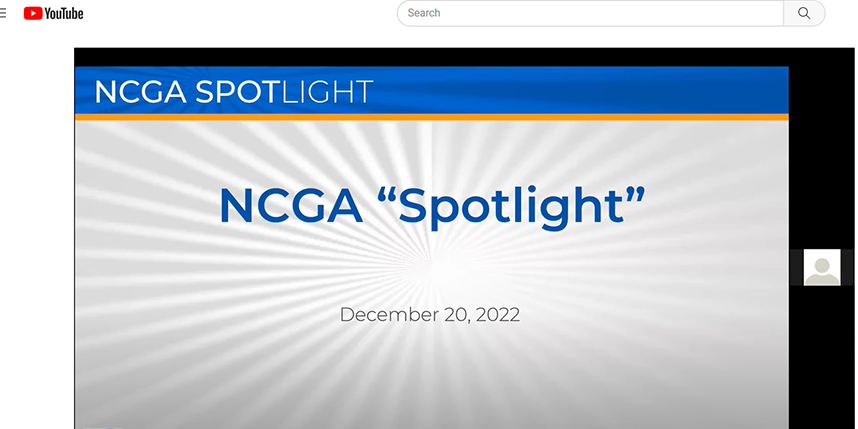 NCGA Spotlight: December 22, 2022