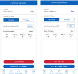 How to use the GHIN App Golf Handicap Calculator to Play with Friends