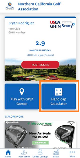 How to use the GHIN App Golf Handicap Calculator to Play with Friends