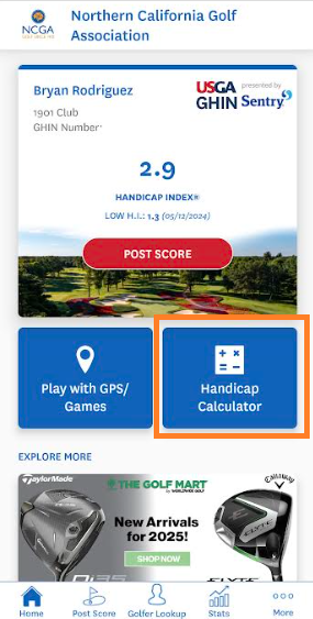 How to use the GHIN App Golf Handicap Calculator to Play with Friends