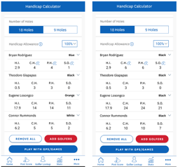 How to use the GHIN App Golf Handicap Calculator to Play with Friends